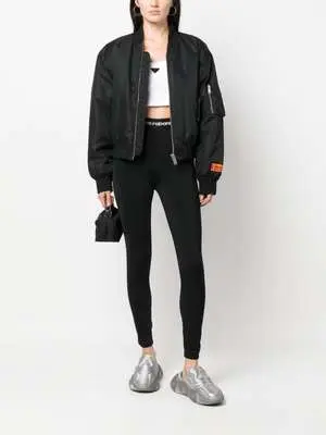 Rabanne Logo-waistband High-waisted Leggings
