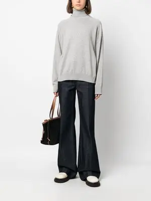 ARMARIUM Mélange-effect Roll-neck Jumper - Grey
