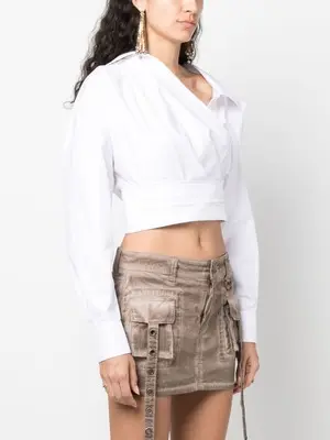 Alexander Wang Wrap Cotton Shirt