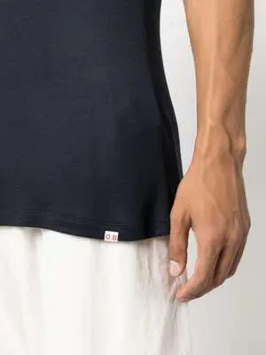 Orlebar Brown Ob-t Cotton-cashmere T-shirt - Blue