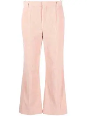 Chloé Cropped Corduroy Trousers