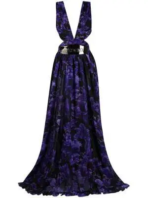 Philipp Plein Floral Evening Dresses