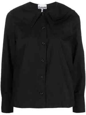 GANNI Layered Bib-collar Shirt
