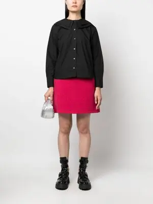 GANNI Layered Bib-collar Shirt