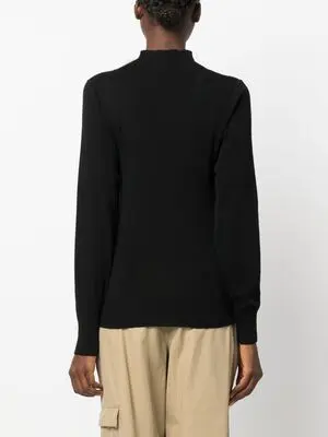 LEMAIRE High-neck Wool Cardigan