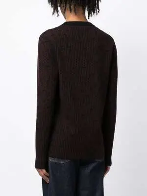 LANVIN Intarsia Knit Wool Jumper