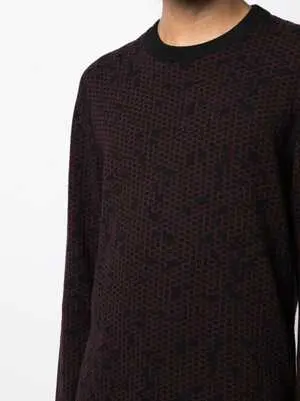 LANVIN Intarsia Knit Wool Jumper