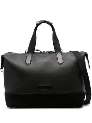 TOM FORD Pebbled Leather Holdall - Black