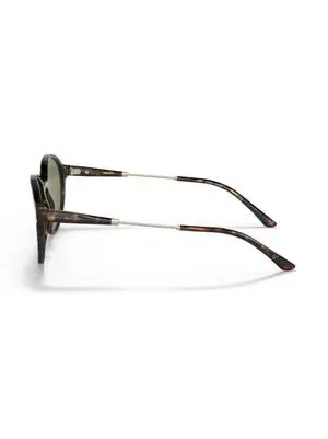 Giorgio Armani Panto Round-frame Sunglasses