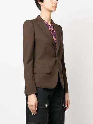 Dsquared2 Single-breasted Blazer - Brown