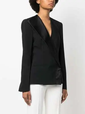 GENNY Single-breasted Blazer - Black