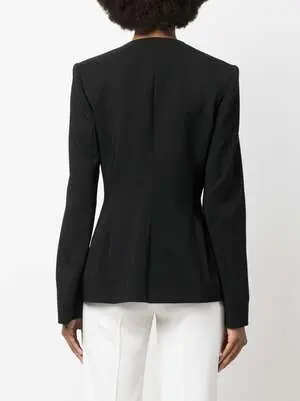GENNY Single-breasted Blazer - Black