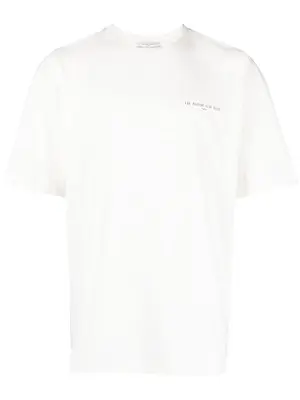 IH NOM UH NIT Pearl Roses Logo-print T-shirt - Neutrals