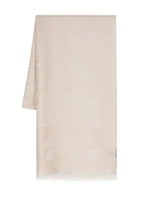 Kiton Rectangular Fringed Scarf