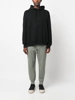 Y3 Logo-patch Organic-cotton Track Pants - Green