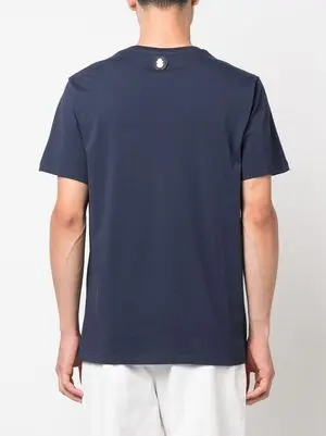 BILLIONAIRE Lion-embroidered Cotton T-shirt