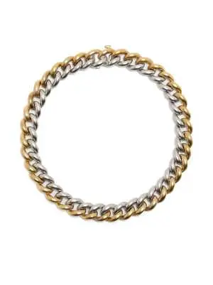 Shay Two-tone Link Bracelet - Silver