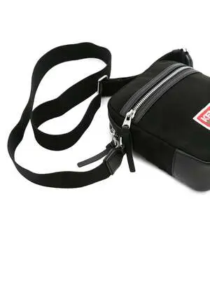 Kenzo Logo-patch Canvas Messenger Bag