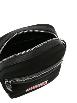 Kenzo Logo-patch Canvas Messenger Bag