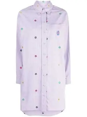 Kenzo Design-embroidered Poplin Shirtdress