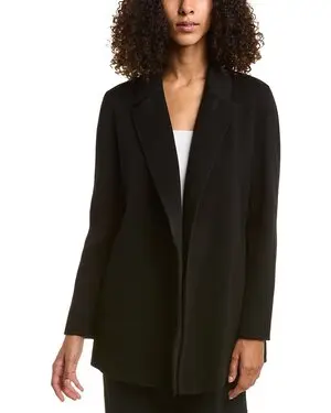 Theory Theory Sileena Wool & Cashmere-Blend Coat - Black