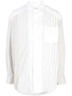 FENG CHEN WANG Striped Long-sleeve Shirt