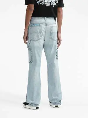 Amiri High-rise Patchwork Jeans