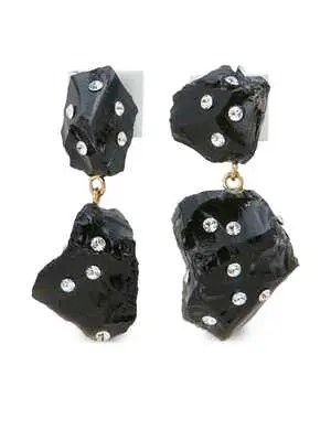 Marni Rhinestone-embellished Drop Earrings