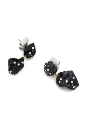Marni Rhinestone-embellished Drop Earrings