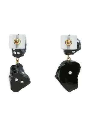 Marni Rhinestone-embellished Drop Earrings