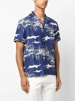 Orlebar Brown Hibbert Graphic-print Shirt
