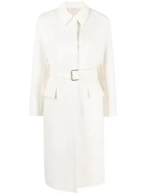 Brunello Cucinelli Single-breasted Belted Coat