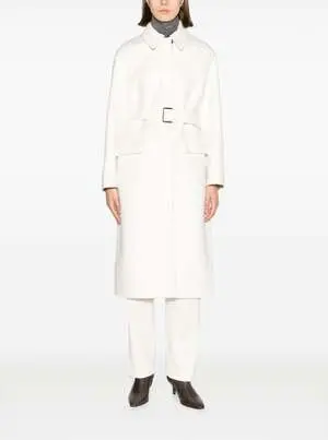 Brunello Cucinelli Single-breasted Belted Coat