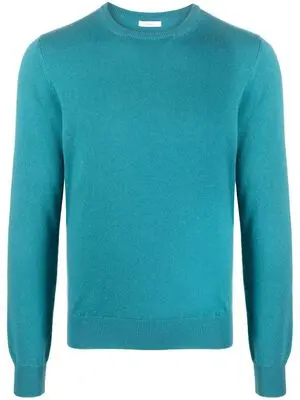 Malo Ribbed Cashmere Jumper - Green