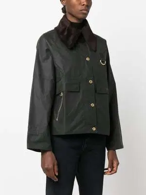 Barbour Logo-embroidered Oversized Jacket