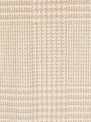Brunello Cucinelli Checked Houndstooth-pattern Silk Scarf