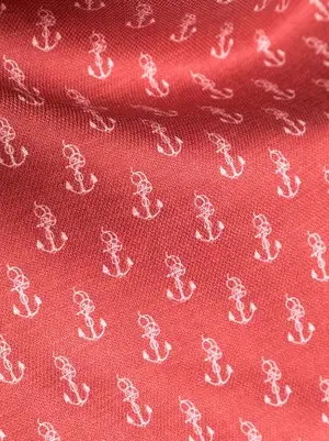 Brunello Cucinelli Anchor-embroidered Silk Scarf