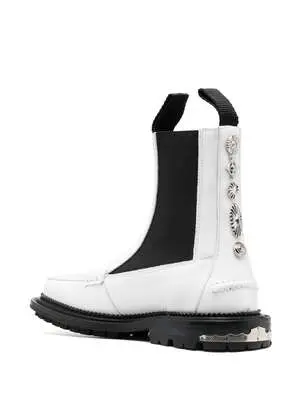 Toga Stud-embellished Ankle Boots