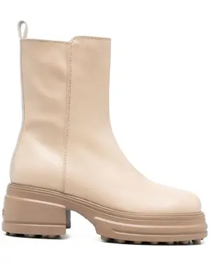 TOD'S Zip-up Leather Boots