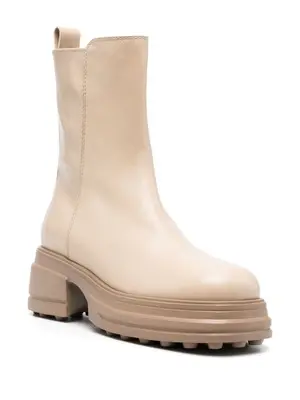 TOD'S Zip-up Leather Boots