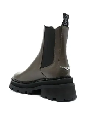 Zadig&Voltaire 65mm Leather Ankle Boots - Green