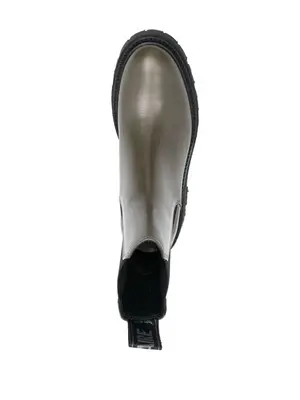 Zadig&Voltaire 65mm Leather Ankle Boots - Green