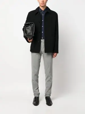 Boglioli Long-sleeve Buttoned Shirt - Blue