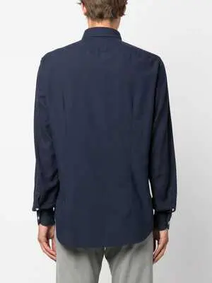 Boglioli Long-sleeve Buttoned Shirt - Blue