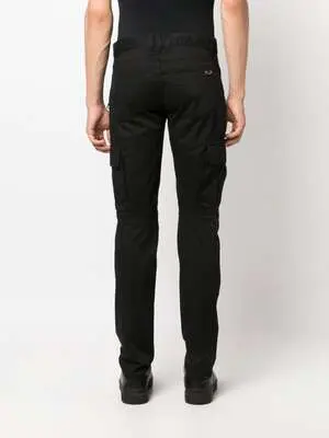 Balmain Zip-detail Skinny-leg Trousers - Black