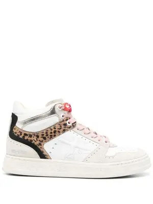 Premiata Mid-quinn High-top Sneakers - Neutrals