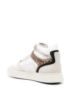 Premiata Mid-quinn High-top Sneakers - Neutrals