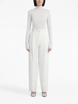 Marni Tailored Straight-leg Trousers - White