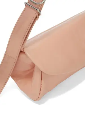 JIL SANDER Cannolo Grande Leather Bag - Pink