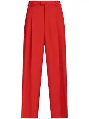 Marni Wool Trousers - Red